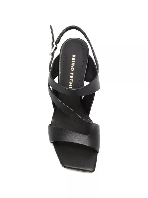 BRUNO PREMI Margot Strappy Leather Sandals