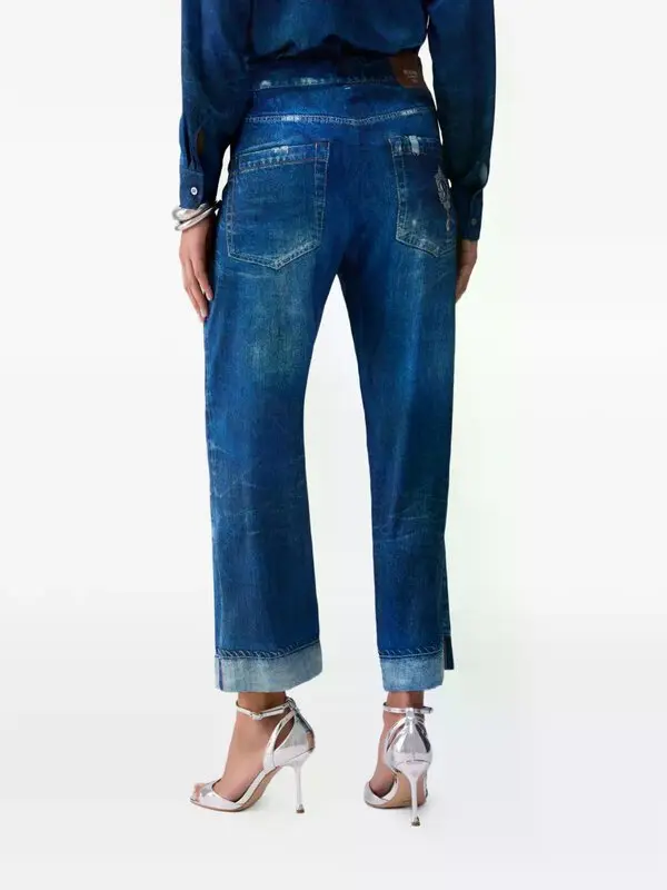 Liu Jo Embellished Straight Leg Jeans