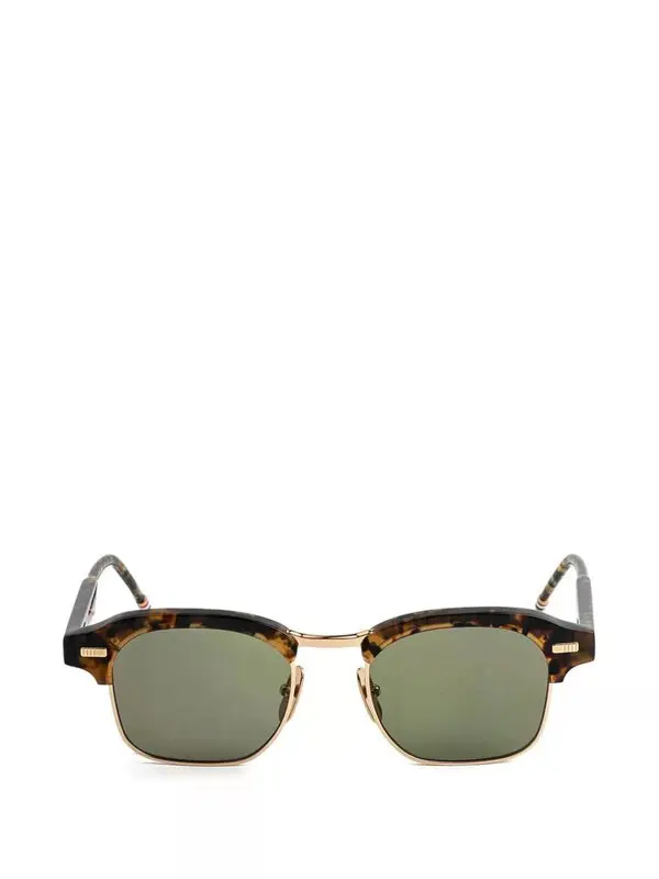 Thom Browne Tortoiseshell-pattern Sunglasses - Brown