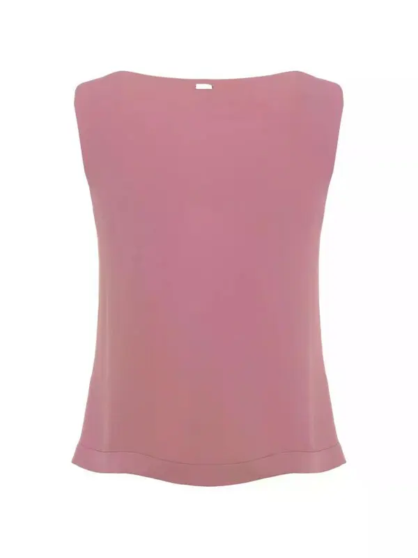 Herno V-neck Sleeveless Blouse - Pink