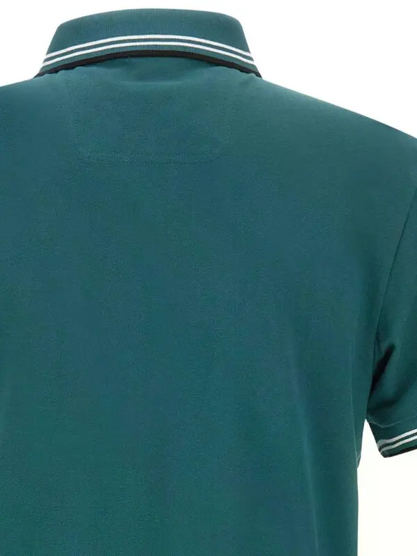 BOSS Contrast-trim Logo Polo Shirt