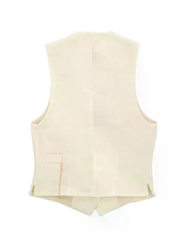 FORTELA Buttoned V-neck Waistcoat