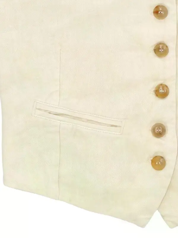 FORTELA Buttoned V-neck Waistcoat