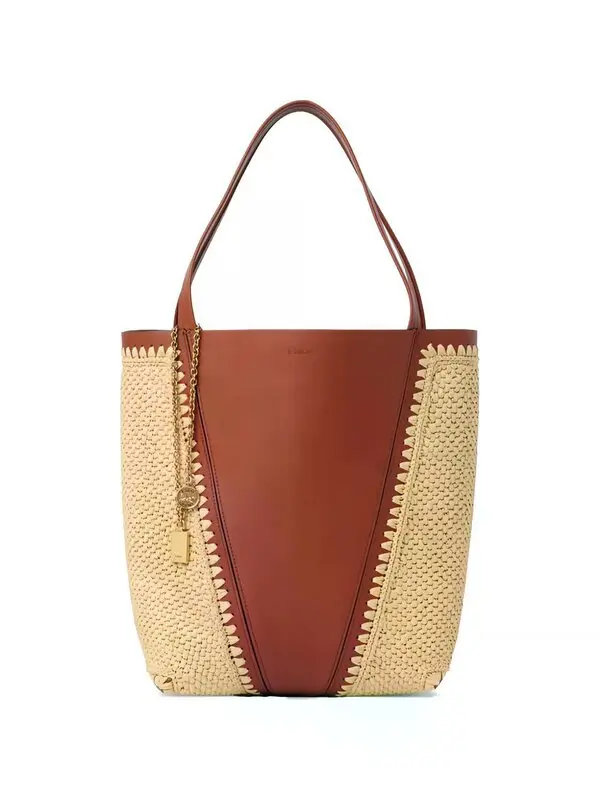 Chloé Logo-detail Charm Tote Bag