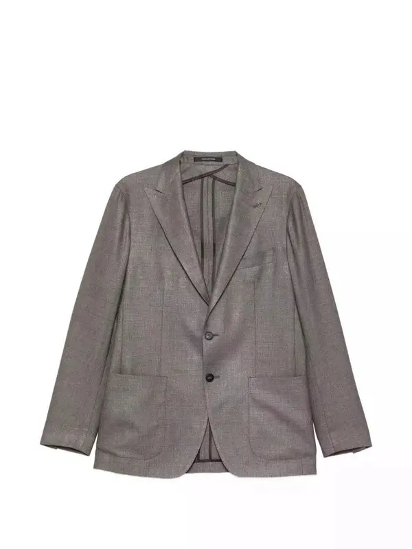 Tagliatore Notched-lapel Two-button Jacket - Brown