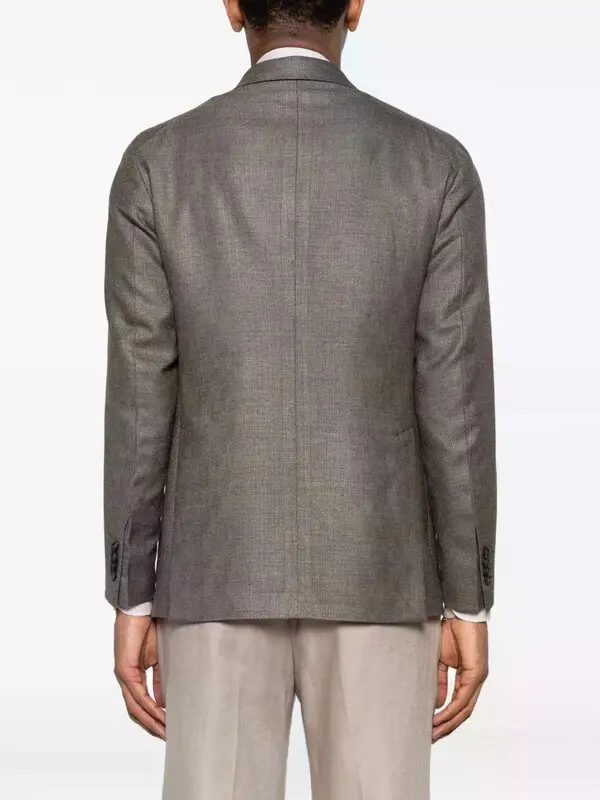 Tagliatore Notched-lapel Two-button Jacket - Brown
