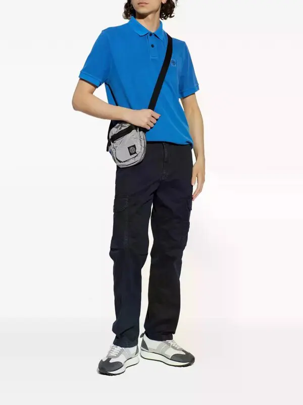 Stone Island Short-sleeve Polo Shirt - Blue