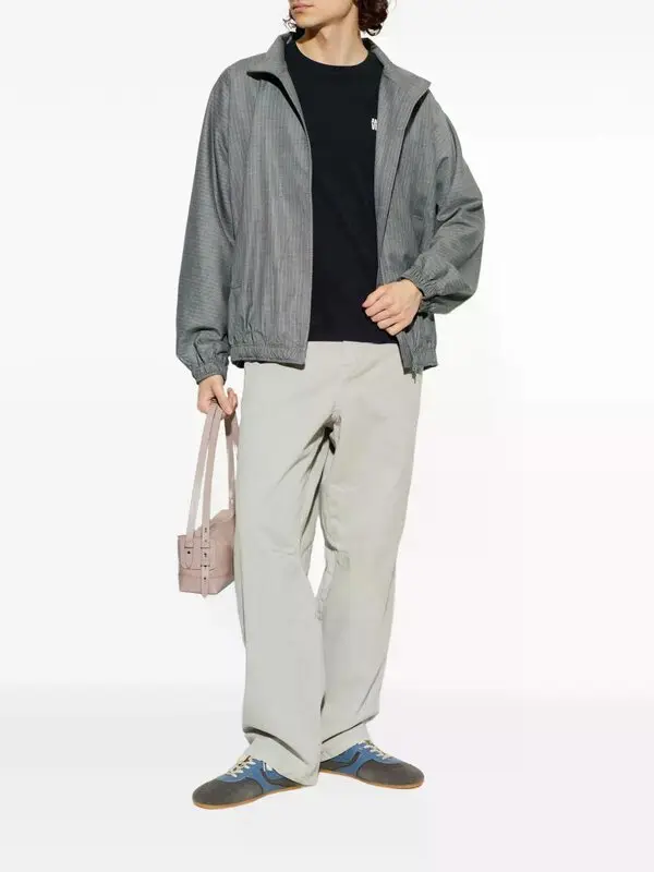American Vintage Striped Zip-up Jacket