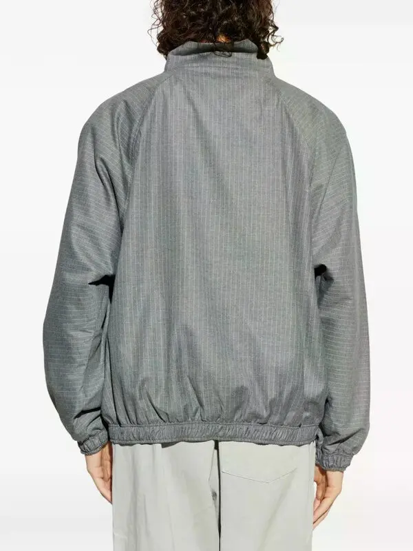 American Vintage Striped Zip-up Jacket