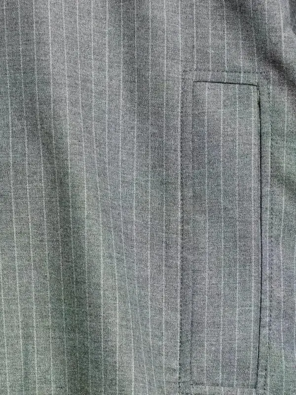 American Vintage Striped Zip-up Jacket