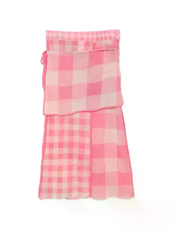 YANYAN Checked Knit Skirt
