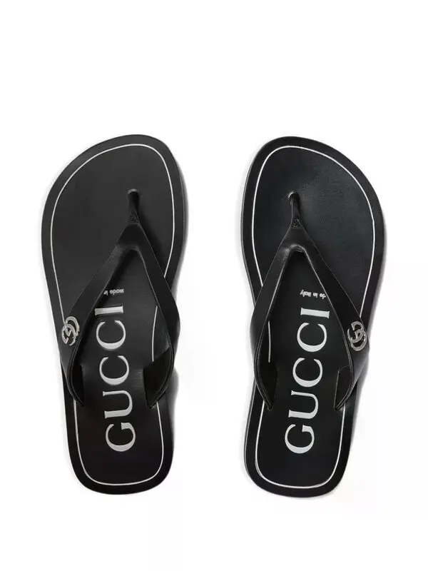 Gucci Logo Detail Sandals