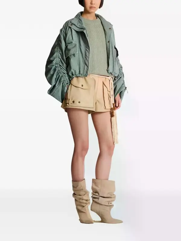 Balmain Jacket With Gathered Sleeves