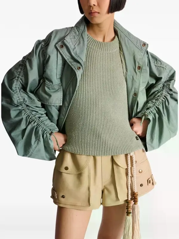 Balmain Jacket With Gathered Sleeves
