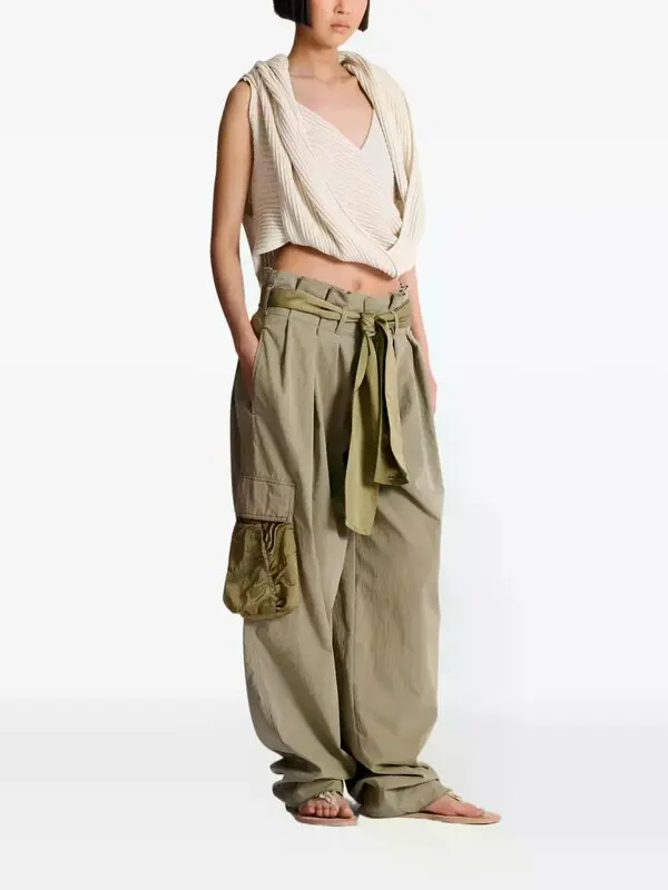 Balmain High-waisted Cargo Pants