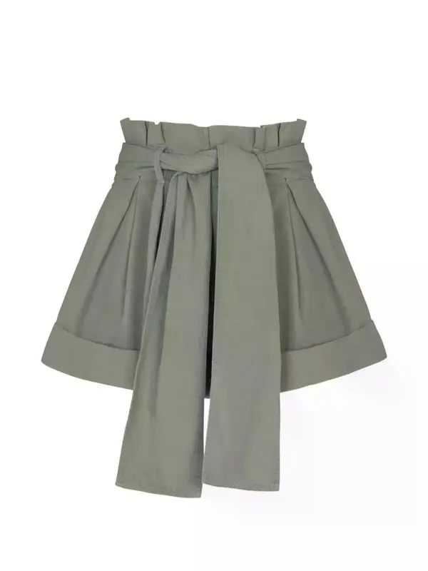 Balmain Self-tie High-waisted Shorts