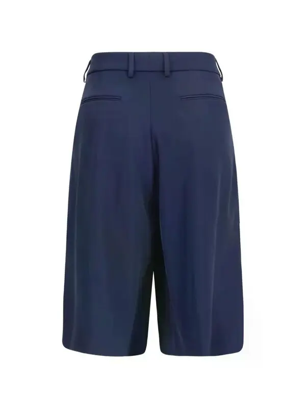 CRUNA Pleated Buttoned Shorts