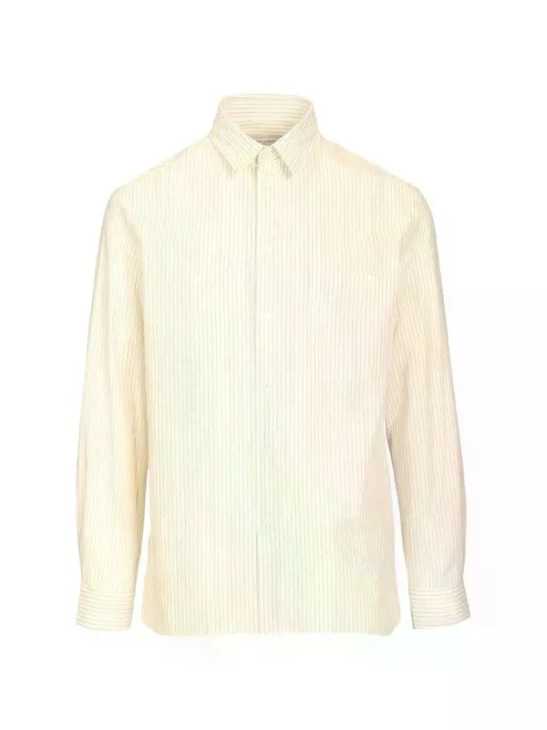 Maison Kitsuné Striped Oversized Shirt