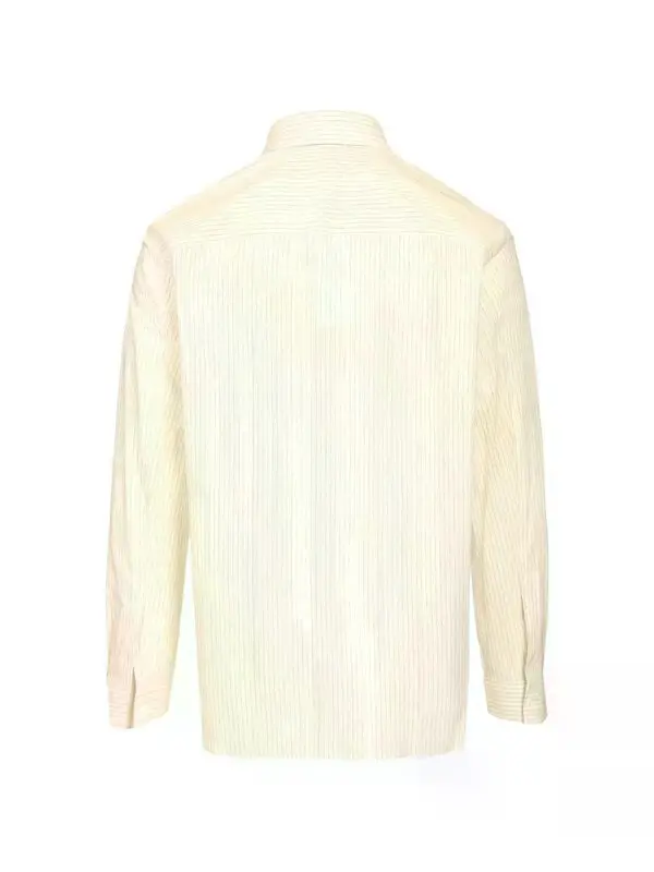 Maison Kitsuné Striped Oversized Shirt