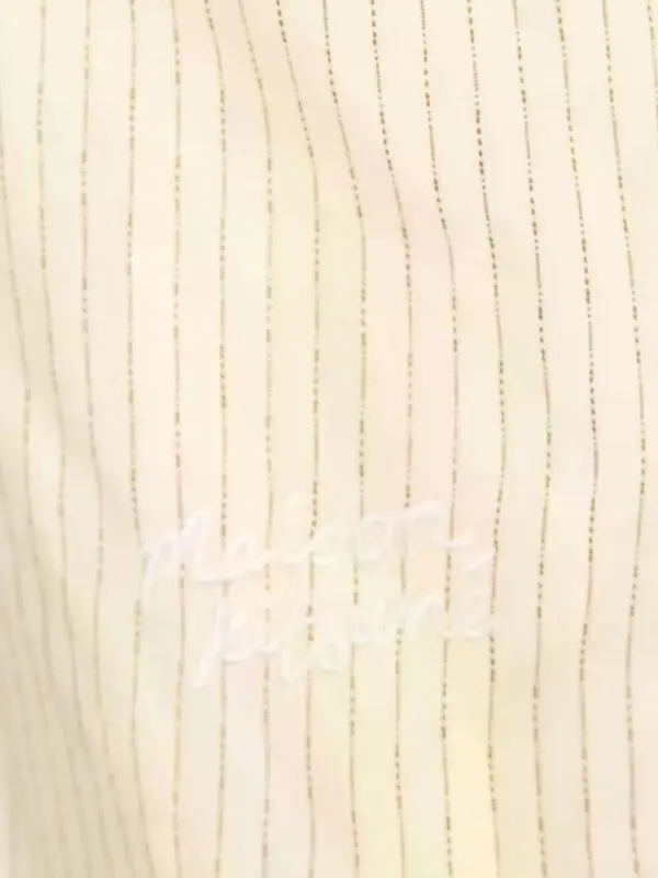 Maison Kitsuné Striped Oversized Shirt