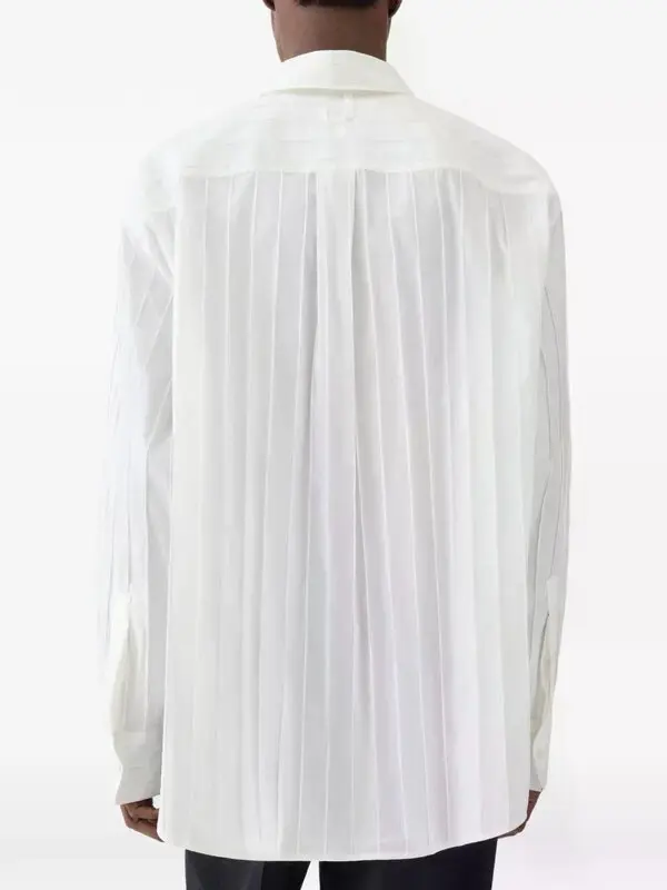 Jacquemus The Camargue Embroidered Striped Shirt