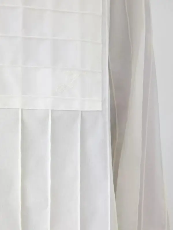 Jacquemus The Camargue Embroidered Striped Shirt