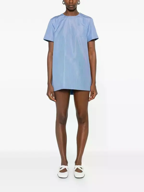 Sacai Striped Dress With Pocket