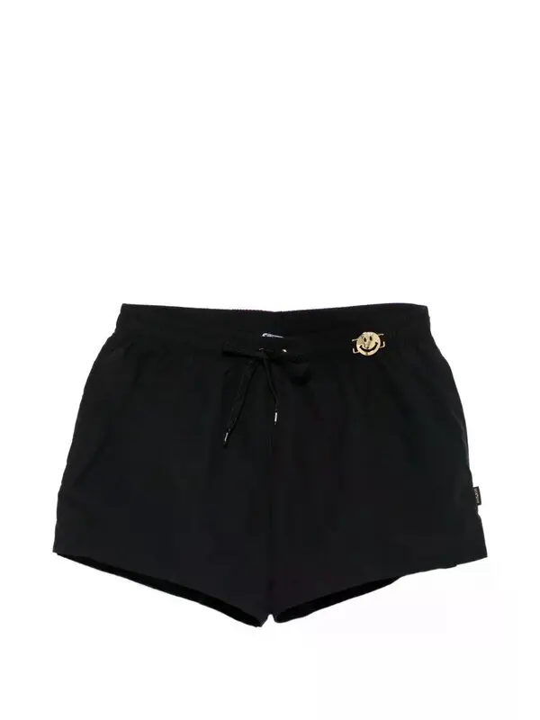Moschino Graphic Swim Shorts - Black