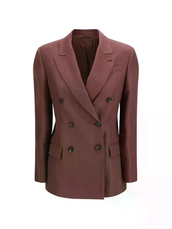 Brunello Cucinelli Double-breasted Blazer - Red