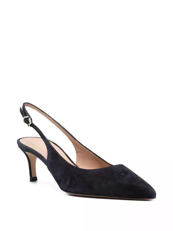 Roberto Festa Slingback Suede Pumps - Blue