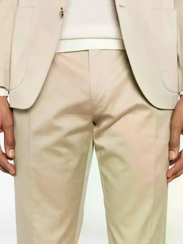 LARDINI Single-breasted Cotton Suit - Neutrals