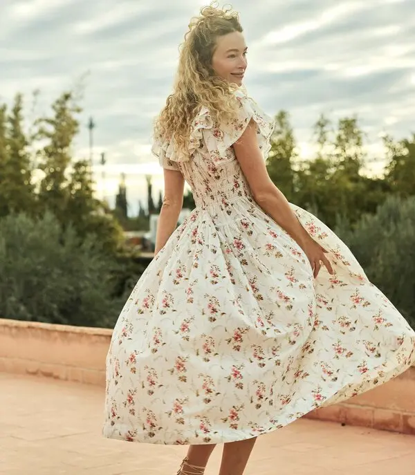DÔEN Illiana Tiered Dress