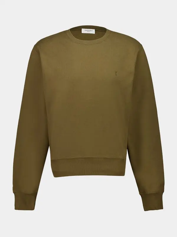 Saint Laurent Cassandre Embroidered Jumper