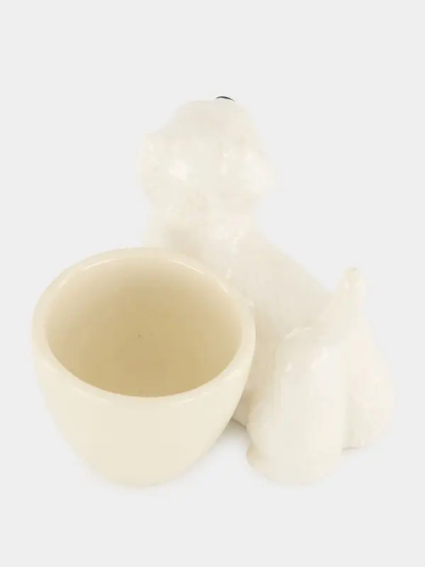 QUAIL CERAMICS Westie Egg Cup