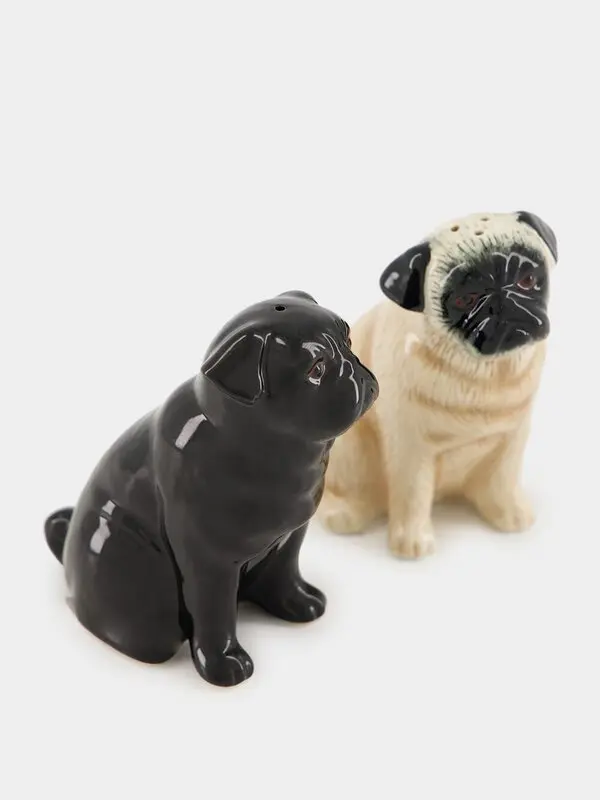 QUAIL CERAMICS Pug Salt And Pepper Set