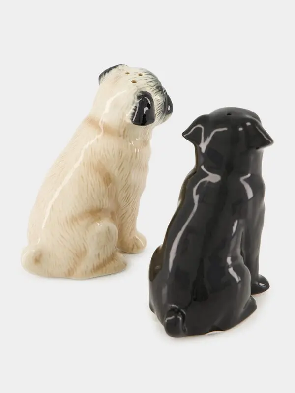 QUAIL CERAMICS Pug Salt And Pepper Set
