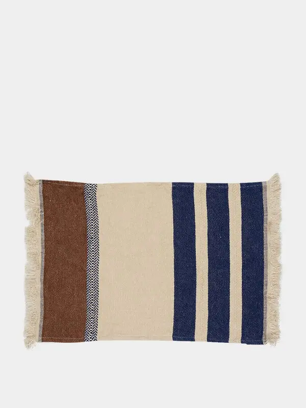 Libeco Marina Stripe Linen Tableset - Multicolour
