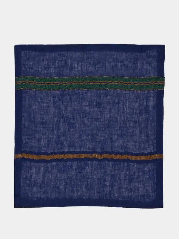 Libeco Gia Linen Napkin - Blue