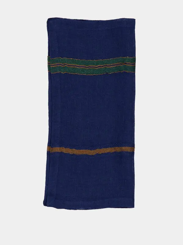 Libeco Gia Linen Napkin - Blue