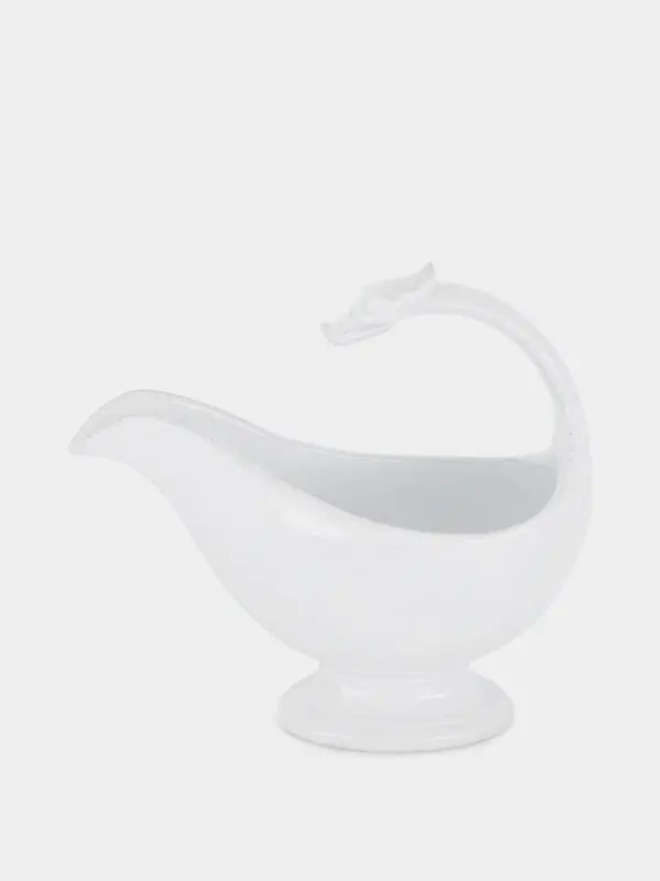 ASTIER DE VILLATTE Dragon Sauce Boat - White