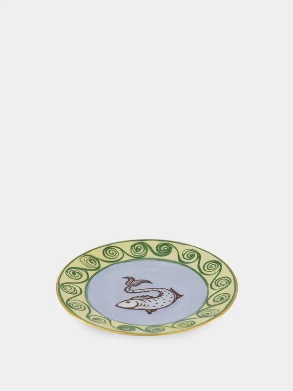 GINORI 1735 Il Viaggio Di Nettuno Bread Plate - Multicolour