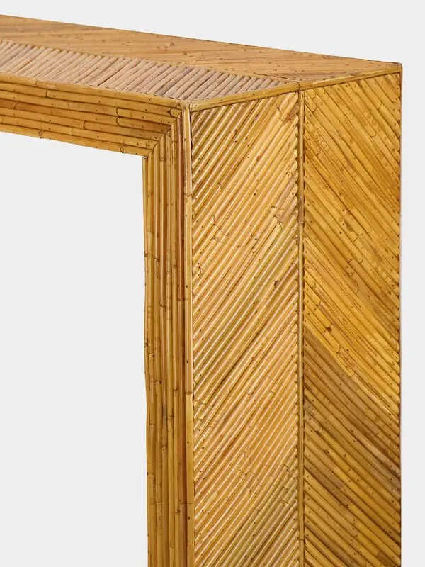 SANTANO Bamboo Rattan Console