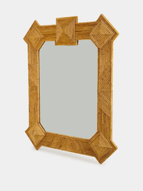 SANTANO Cleo Rattan Mirror