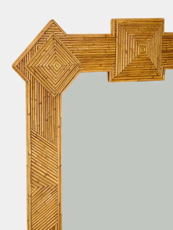 SANTANO Cleo Rattan Mirror