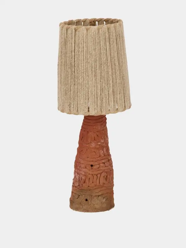 HONORÉ Terracotta Caracole Table Lamp
