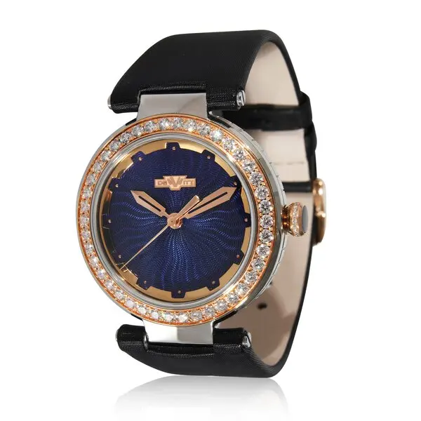 DEWITT Blue Empire Watch In 18k Rose Gold And Stainless Steel - Stainless_steel/rose_gold