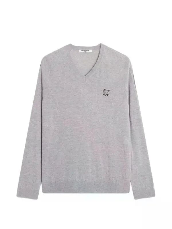 Maison Kitsuné Fox Head Wool Sweater