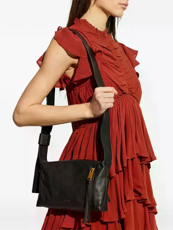 ALLSAINTS Leather Cross Body Bag - Black