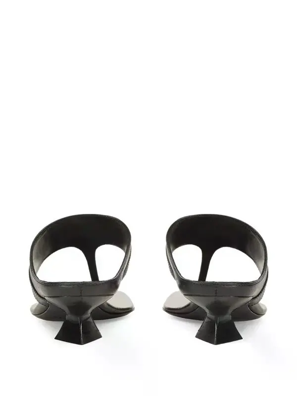 SERGIO ROSSI Bitt Sandals - Black