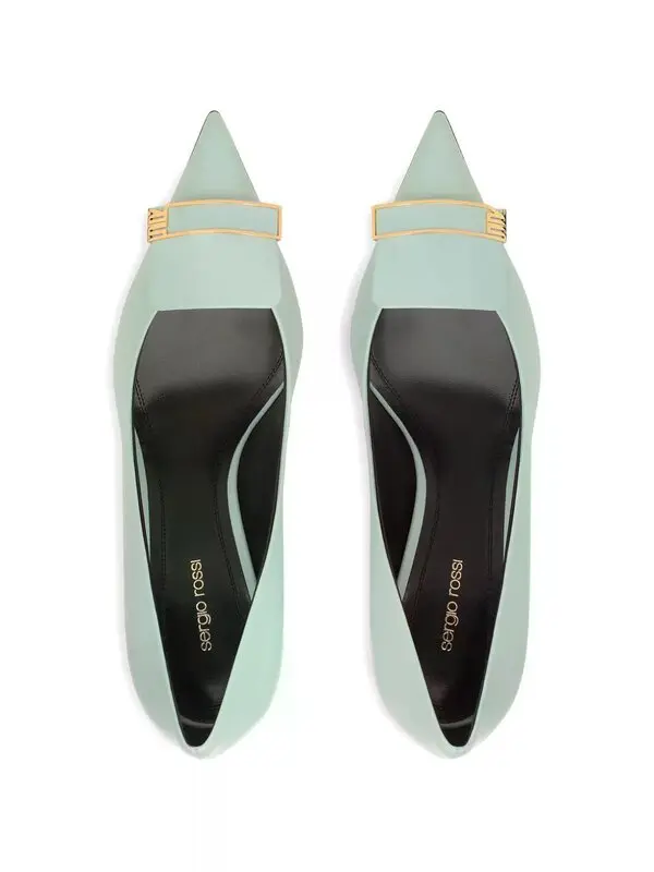 SERGIO ROSSI Pointed Pumps - Green